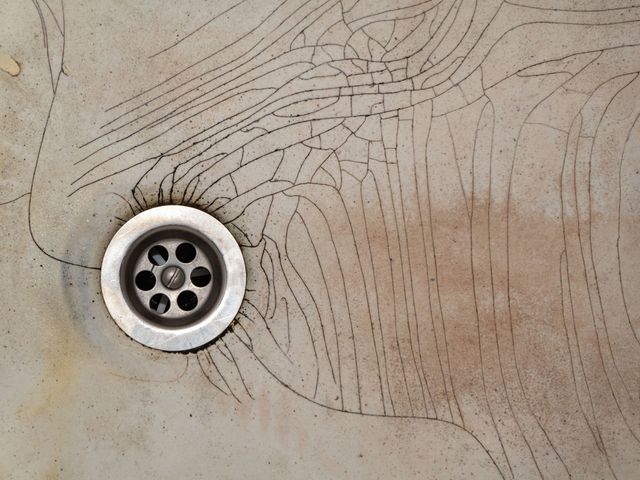 Cracked bathtub store